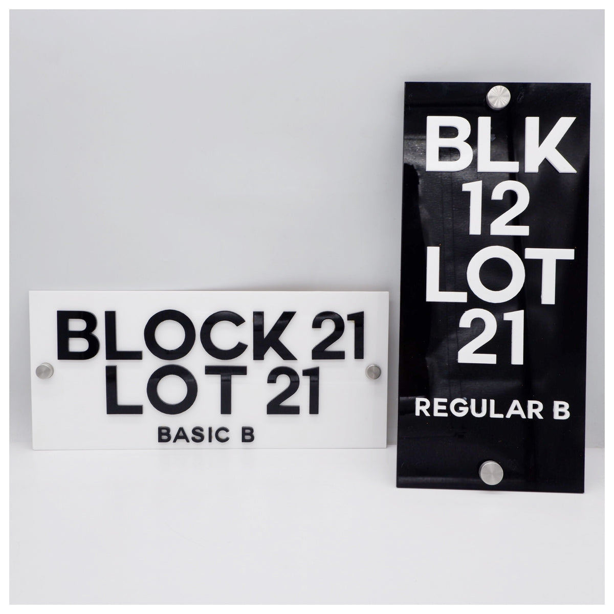 HOUSE NUMBER PLATE ACRYLIC Tugon 6100 HOUSE NUMBER PLATE ACRYLIC Tugon 6100