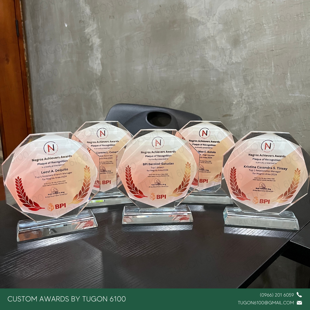 "Aspire" Glass Plaque – Tugon 6100