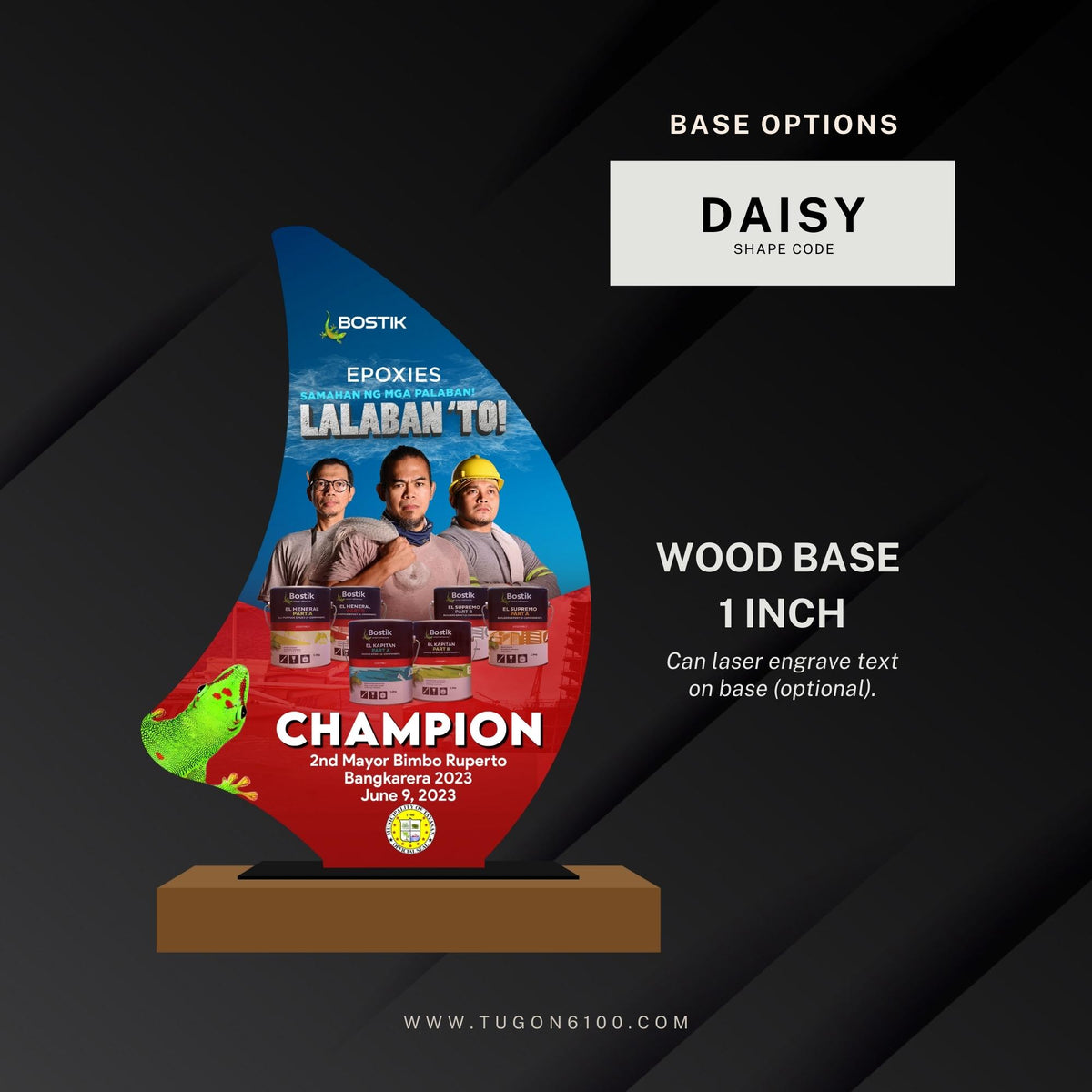 Custom Acrylic Awards | Trophies & Plaques – Tugon 6100